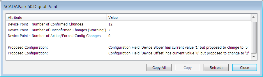 SCADAPack 50 Driver Guide - Preset Configuration (Using SCADAPack 50 Specific Actions)